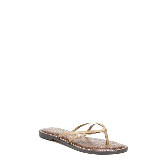 Sam Edelman | Shoes | Nwt Sam Edelman Womens Beige Double Thong Straps ...